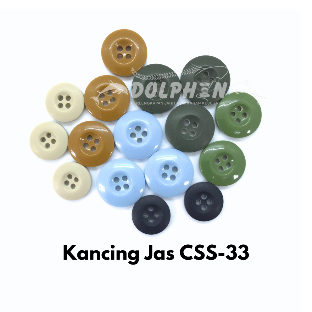 Jual [Lusinan] CSS-33 30L 19 mm / 1,9 cm Kancing Jas Safari Seragam Tentara Red Tulips | Shopee ...