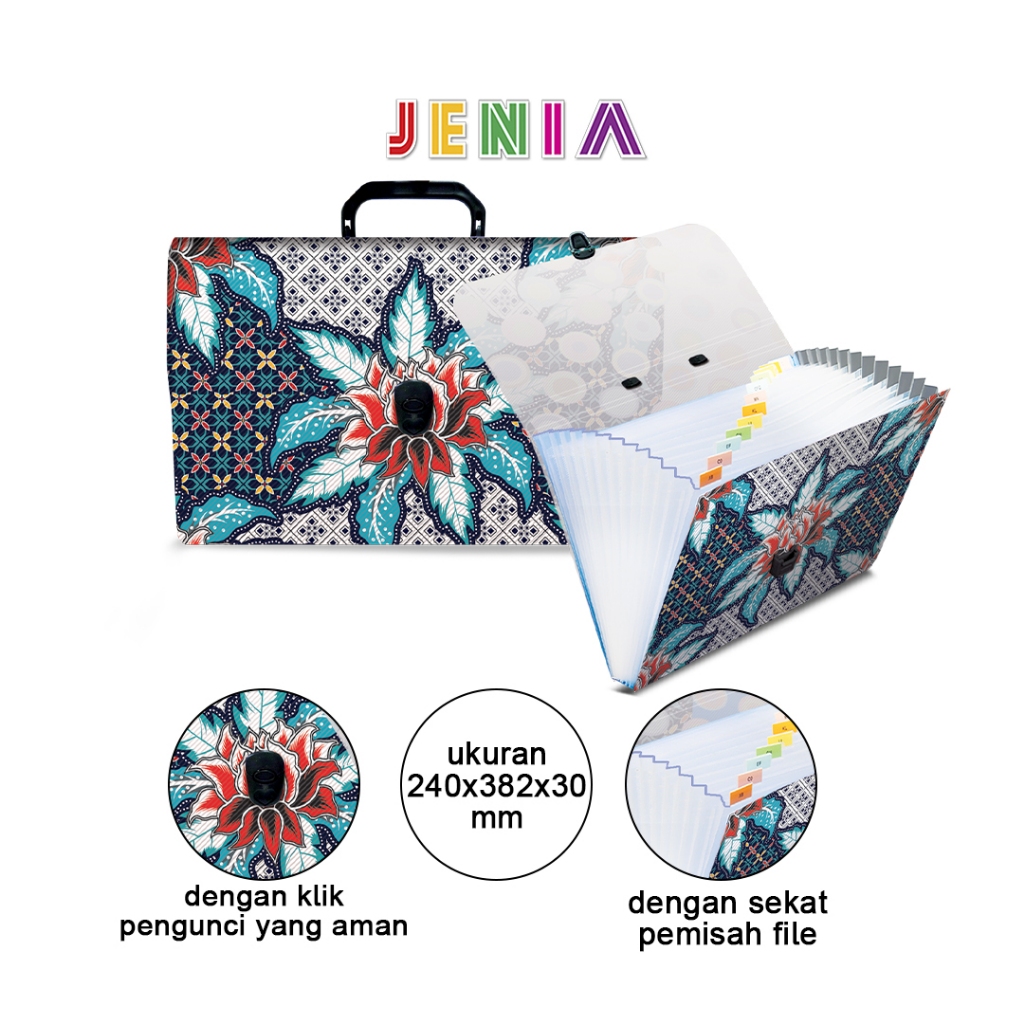 Jual Expanding File Batik Jenia | Shopee Indonesia