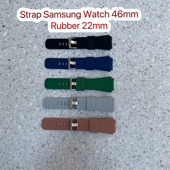 Jual Strap Samsung Galaxy Watch 46mm Silicone Strap Tali Jam Sport Band ...