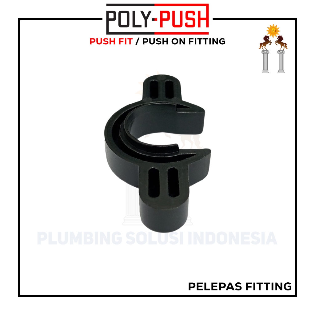 Jual Poly Push Pembuka Kunci Fitting HDPE Push Fit / Push On 1/2 Inch ...