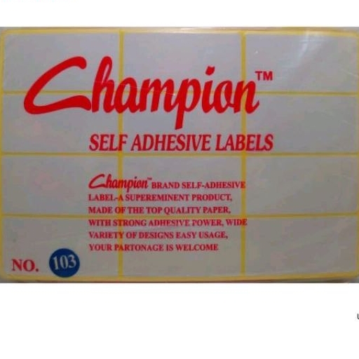 Jual Label Harga Champion/Sticker Nama/Sticker Buku | Shopee Indonesia