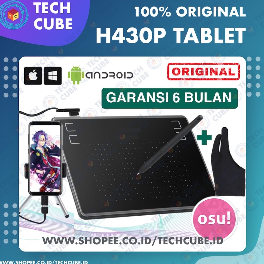 Jual KODE L9L H43P Graphic Drawing Tablet Design Signature OSU Tablet Gambar Design Alternatif ...