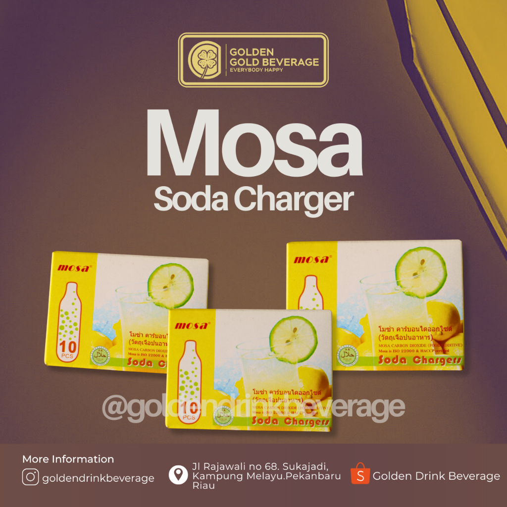 Jual Mosa Soda Charger CO2 Capsule | Shopee Indonesia