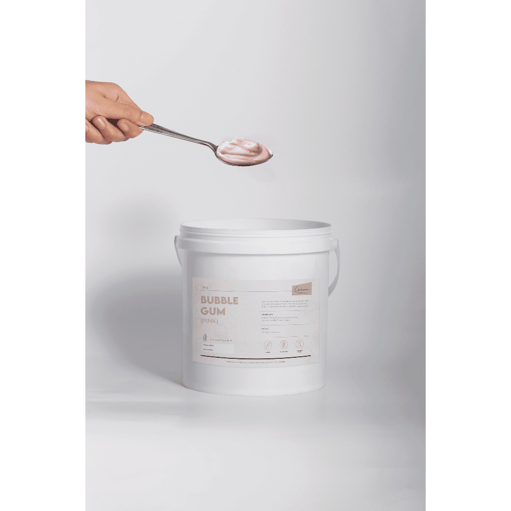 Jual CREMA - Bubble Gum Paste pink Color / Pasta Perisa Gelato Ice ...