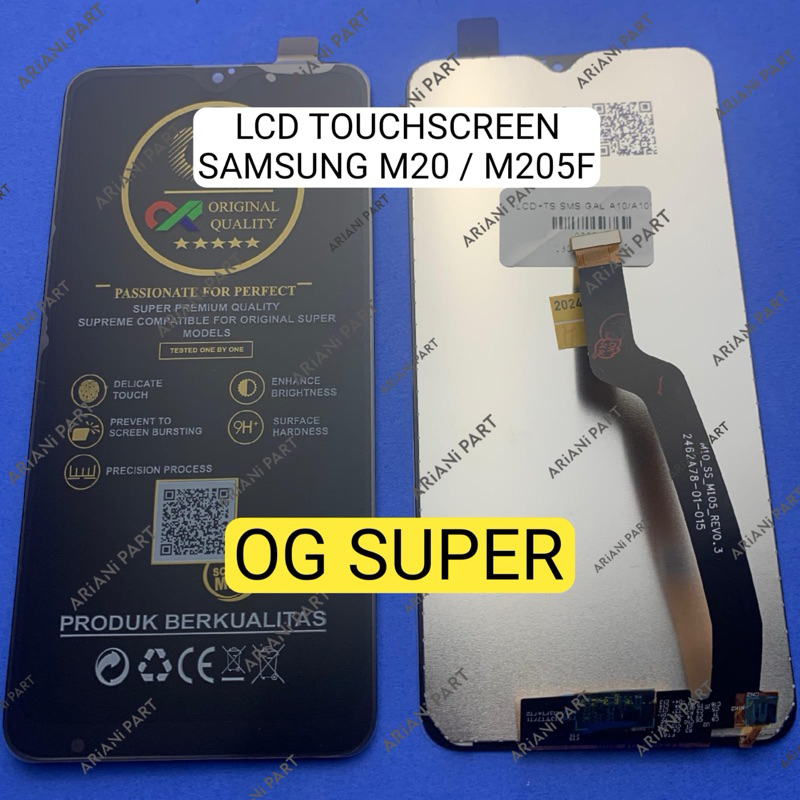 Jual LCD TOUCHSCREEN SAMSUNG GALAXY M20 / M205F OG SUPER | Shopee Indonesia