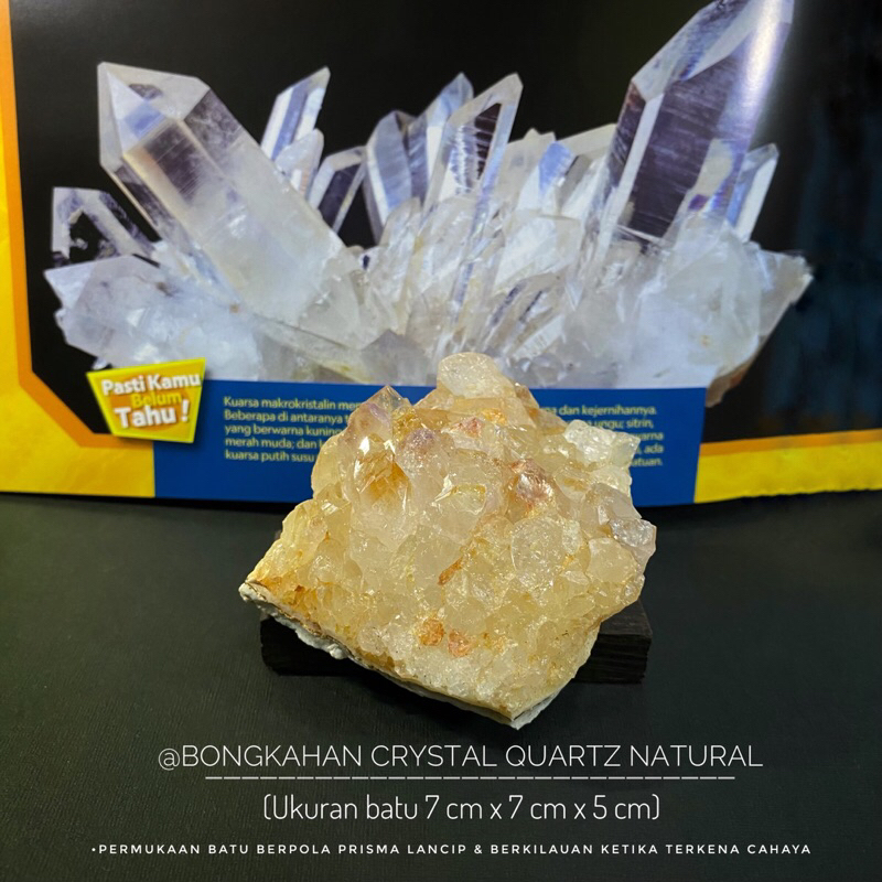 Jual Bongkahan Crystal Quartz Natural L6 atau Batu Kristal Lemurian ...