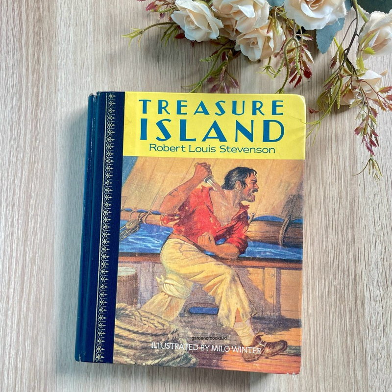 Jual Treasure Island by Robert Louis Stevenson, Illustrated by Milo ...