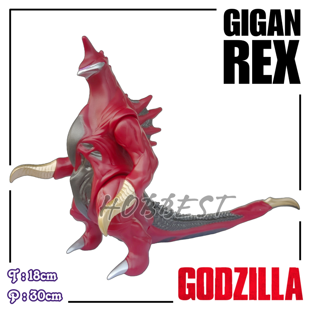Jual Kaiju GIGAN REX - Action Figure Monster Godzilla Miniatur Pajangan ...