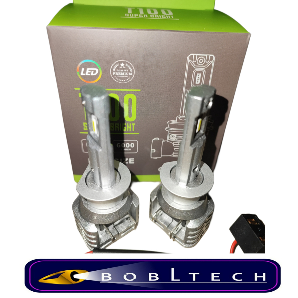 Jual BOBLTECH Lampu Foglamp Mobil Led H1 H3 H27 881 T100 8000lm 30W / 60W | Shopee Indonesia