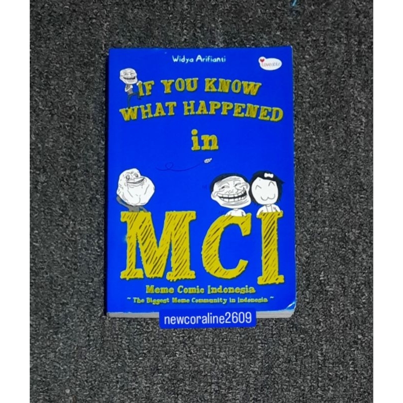 Jual IF You Know What Happen in MCI (Meme Comic Indonesia) | Shopee ...
