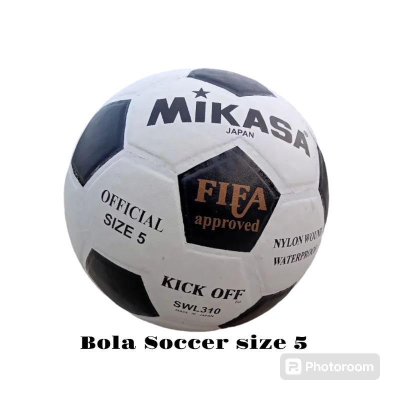Jual COD BOLA SEPAK SIZE 5 MIKASA KICK-OFF SWL 310 WATERPROOF BONUS ...