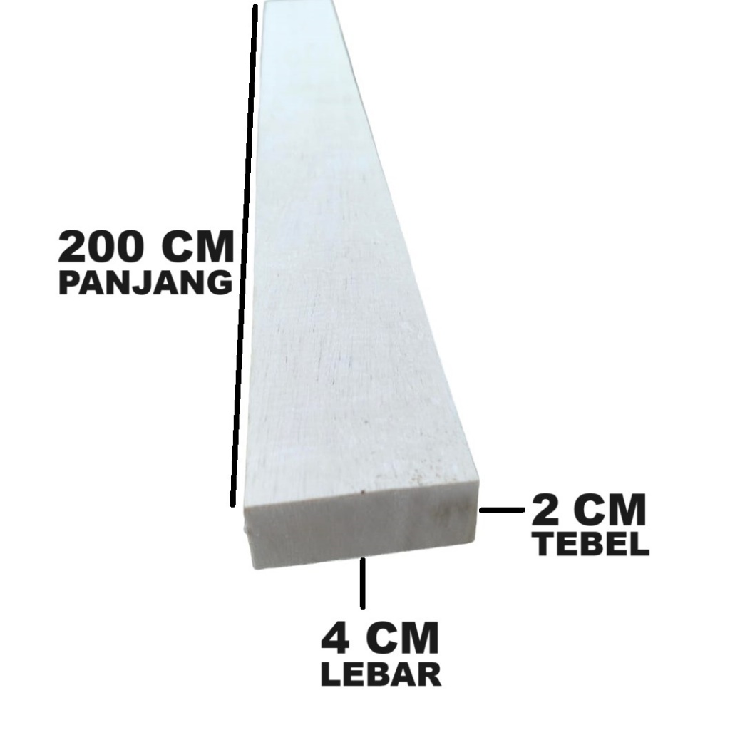 Jual Kayu Reng 2X4 Panjang 200 Cm Kayu Sudah Amplas Halus Kayu Bahan ...