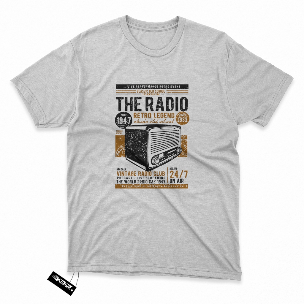 Jual Vintage Radio - Kain Katun Tshirt / baju distro Keren gambar ...