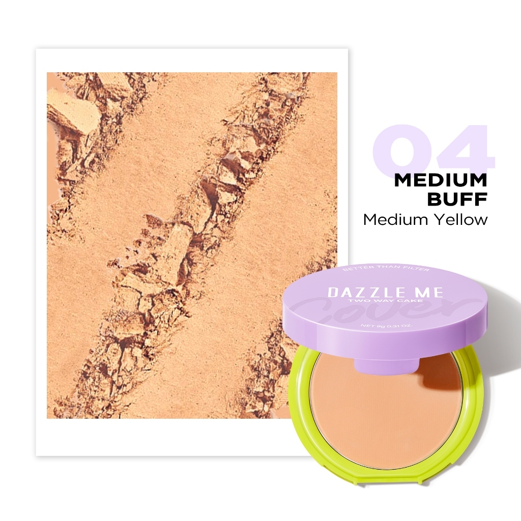 Jual DAZZLE ME Better than Filter Double Kill Two Way Cake Powder | Long Wear Fast Oil Fix Silky ...