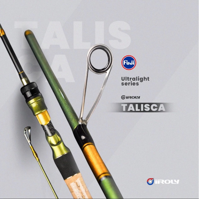 Jual Joran IROLY TALISCA 165 180 190 XUL Fuji Solid Carbon Rod Spinning ...