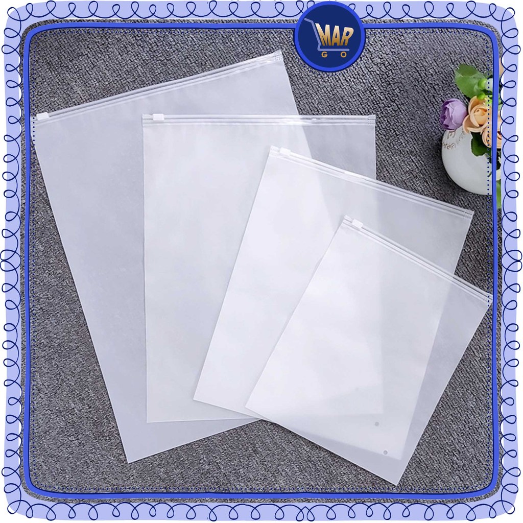 Jual Pouch zipper zip lock ziplock plastik klip tas make up travel ...