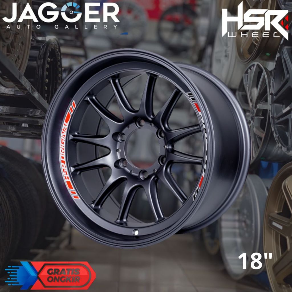 Jual velg terlaris untuk pajero fortuner triton hilux HSR AMETH R18 ET0 ...