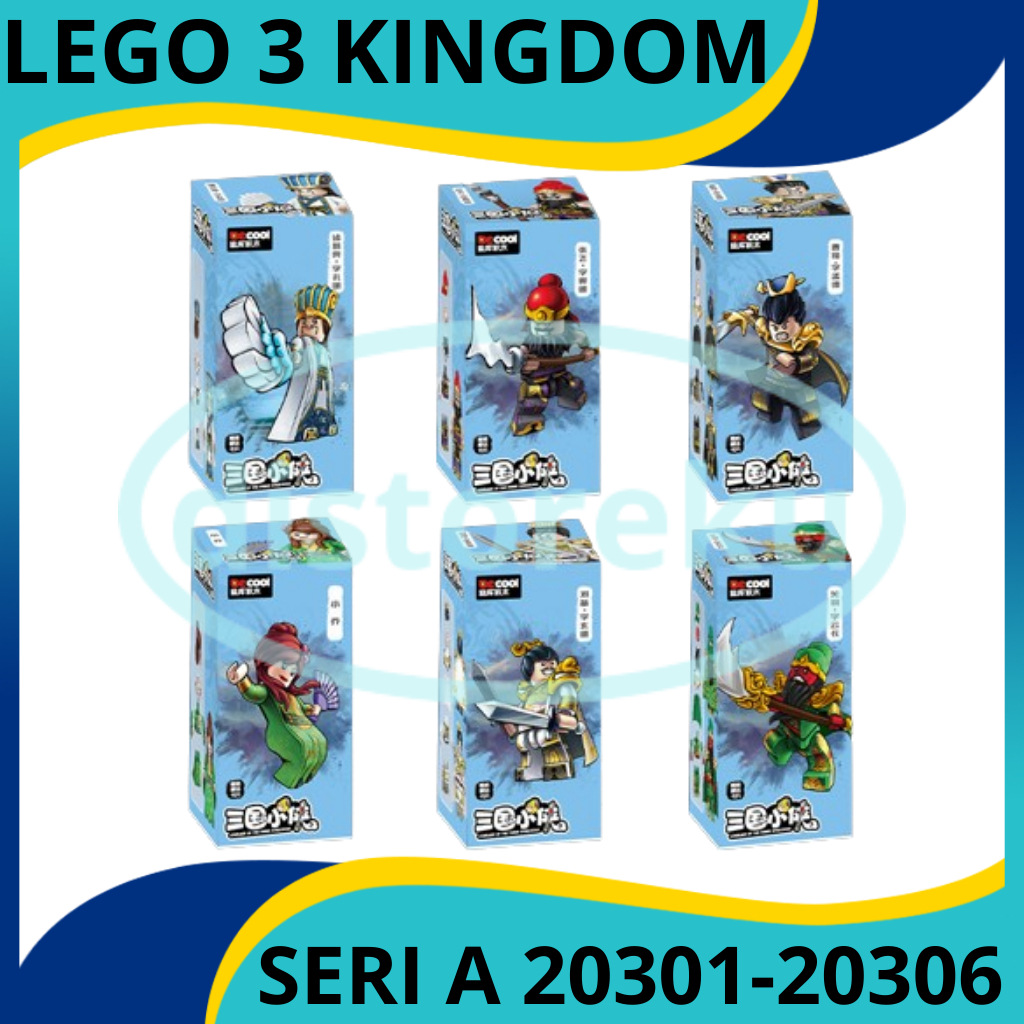 Jual LEGO THREE KINGDOM SAMKOK 3 RAJA ZHUGE LIANG ZHANG FEI CAO CAO ...
