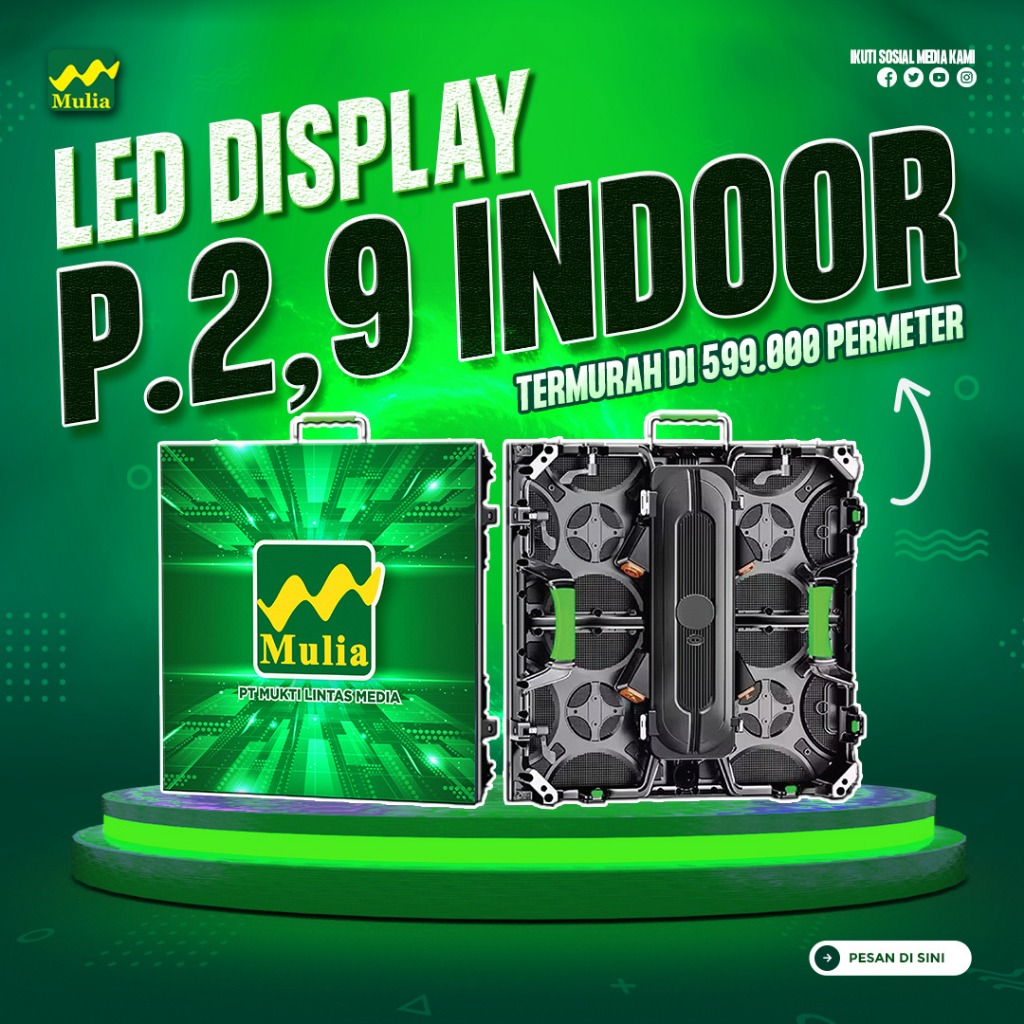 Jual Videotron LED screen P2.9 Indoor , P3.9 Indoor dan Outdoor ...
