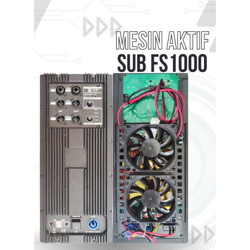 Jual MESIN AKTIF SPEAKER SUB FS1000 POWER KIT SPEAKER SUB FS 1000 ...
