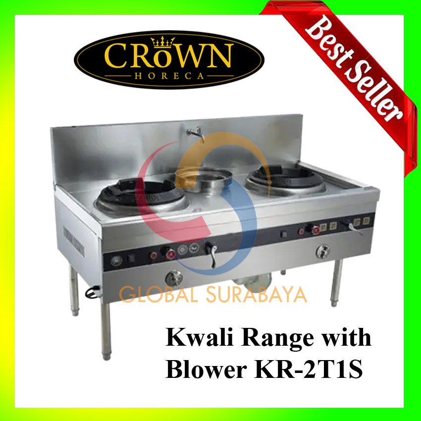 Jual CROWN Kwali Range with Blower KR-2T1S - GARANSI RESMI | Shopee ...