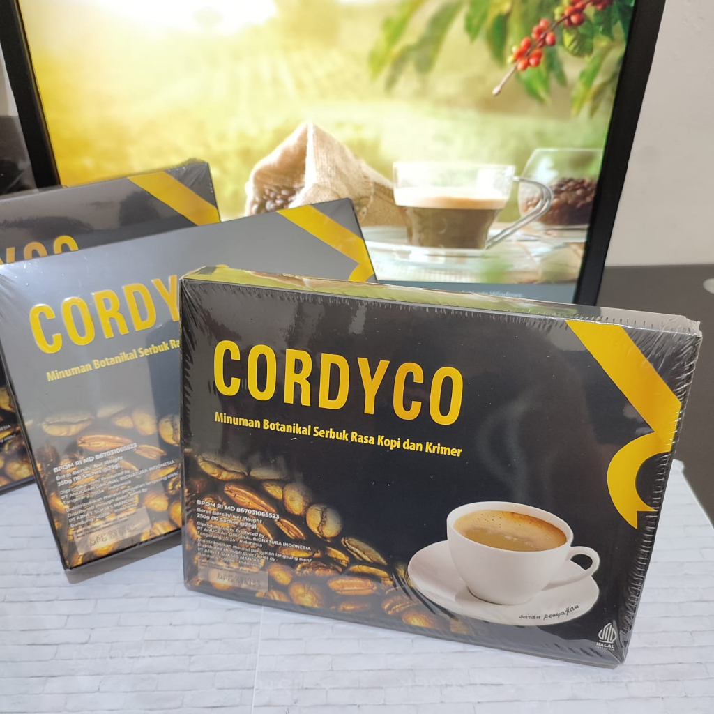 Jual 1 Box isi 10 Sachet Coffee Cordico Minuman Serbuk Kopi | Shopee ...
