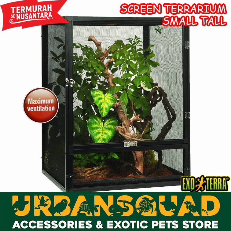 Jual Screen Terrarium Small Tall Aluminium Screen Habitat Kandang Kadal ...
