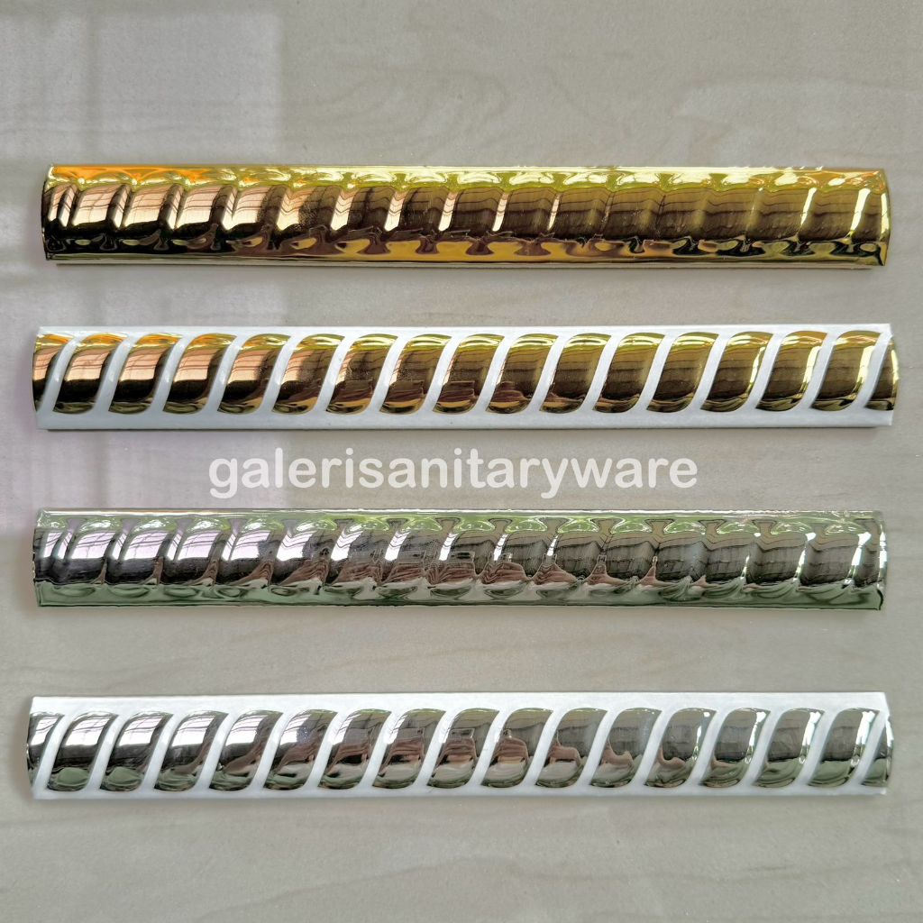 Jual List Keramik Granit Murah Macan Silver Emas Gold 20cm Lis Tangga Lis Pinggiran Keramik ...