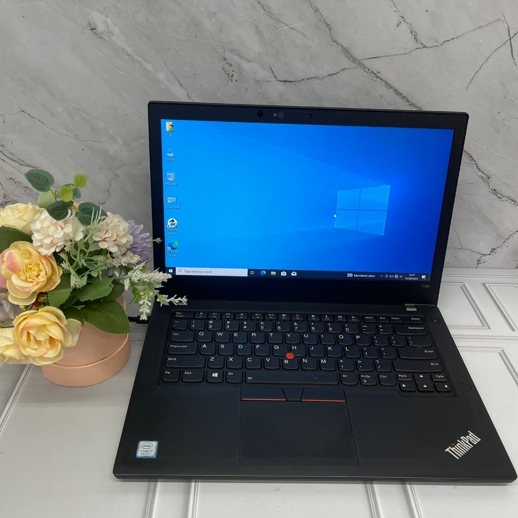 Jual Laptop Lenovo Thinkpad T480 Core i7 8550U Gen8 1.80Ghz Ram16GB SSD ...