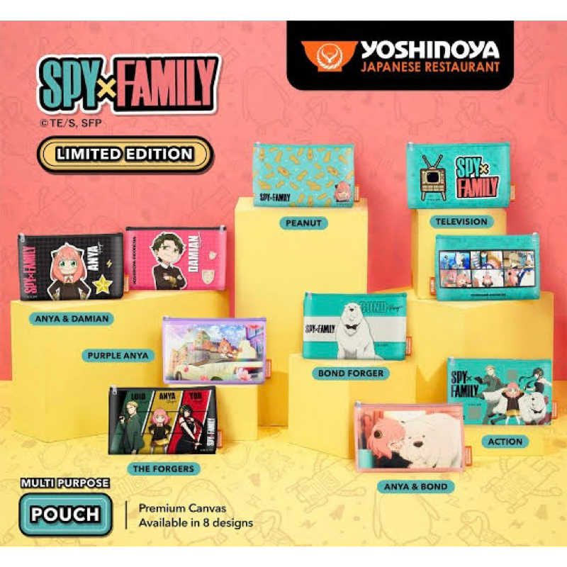 Jual (Sold Out) Yoshinoya X Spy X Family Anya Forger Multi Purpose ...