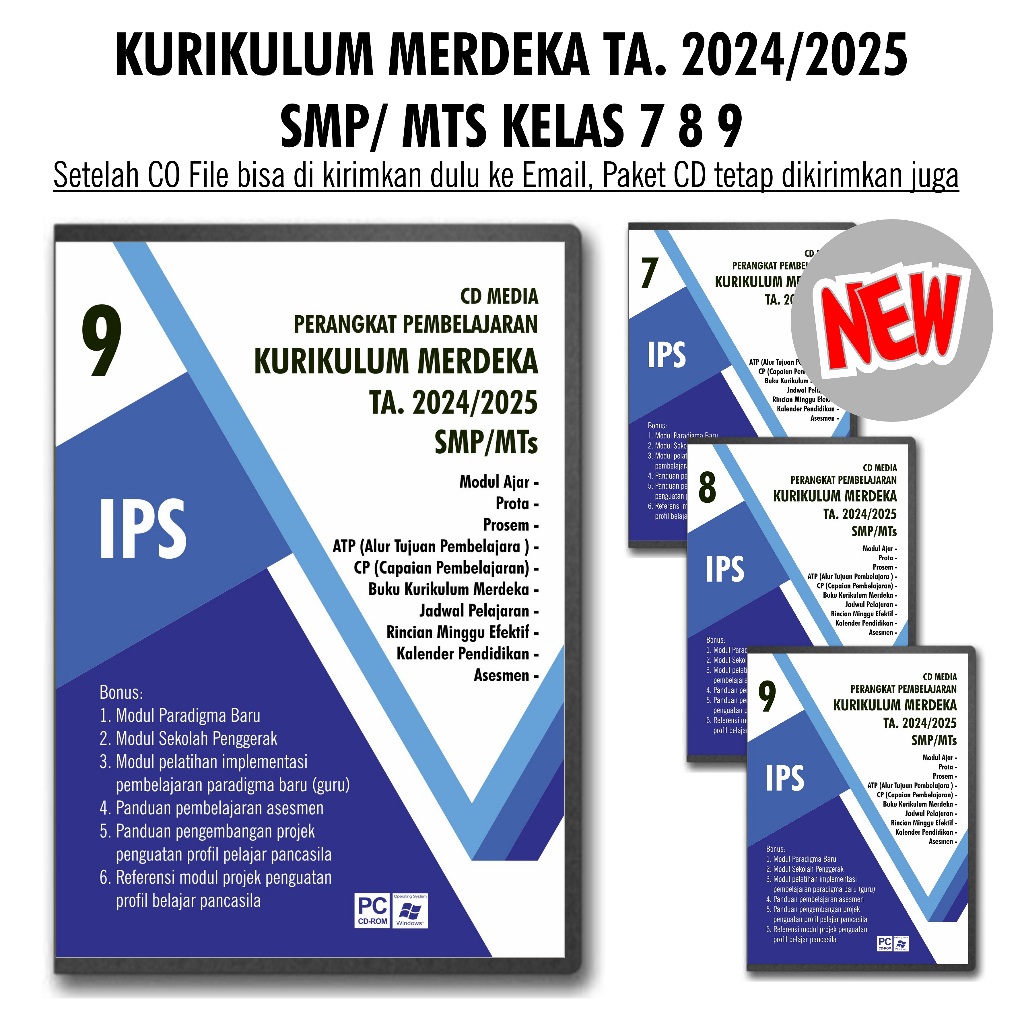 Jual CD PERANGKAT MODUL AJAR KURIKULUM MERDEKA (KUMER) IPS KLS 7 - KLS ...