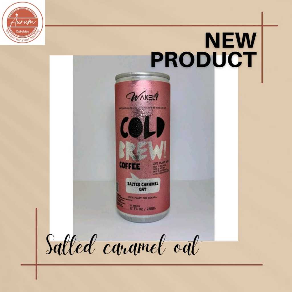 Jual Wakely Cold Brew Coffee Salted Caramel Oat 230 ML | Shopee Indonesia