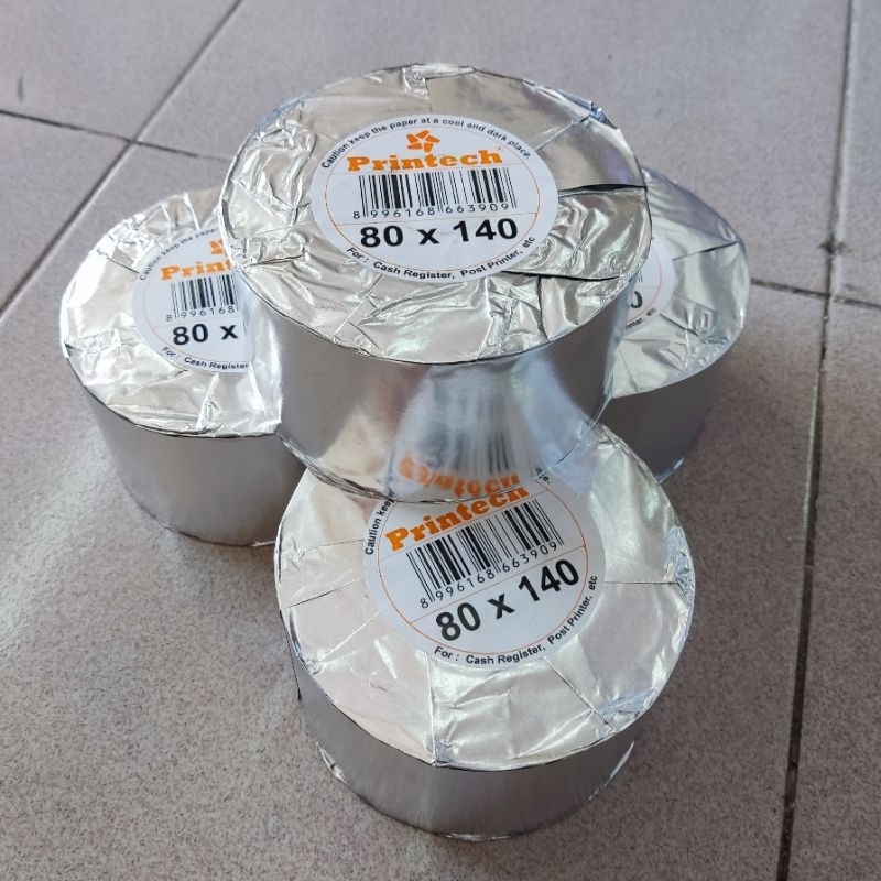 Jual (COD) Kertas Kasir Thermal Printech 80x140 | Shopee Indonesia