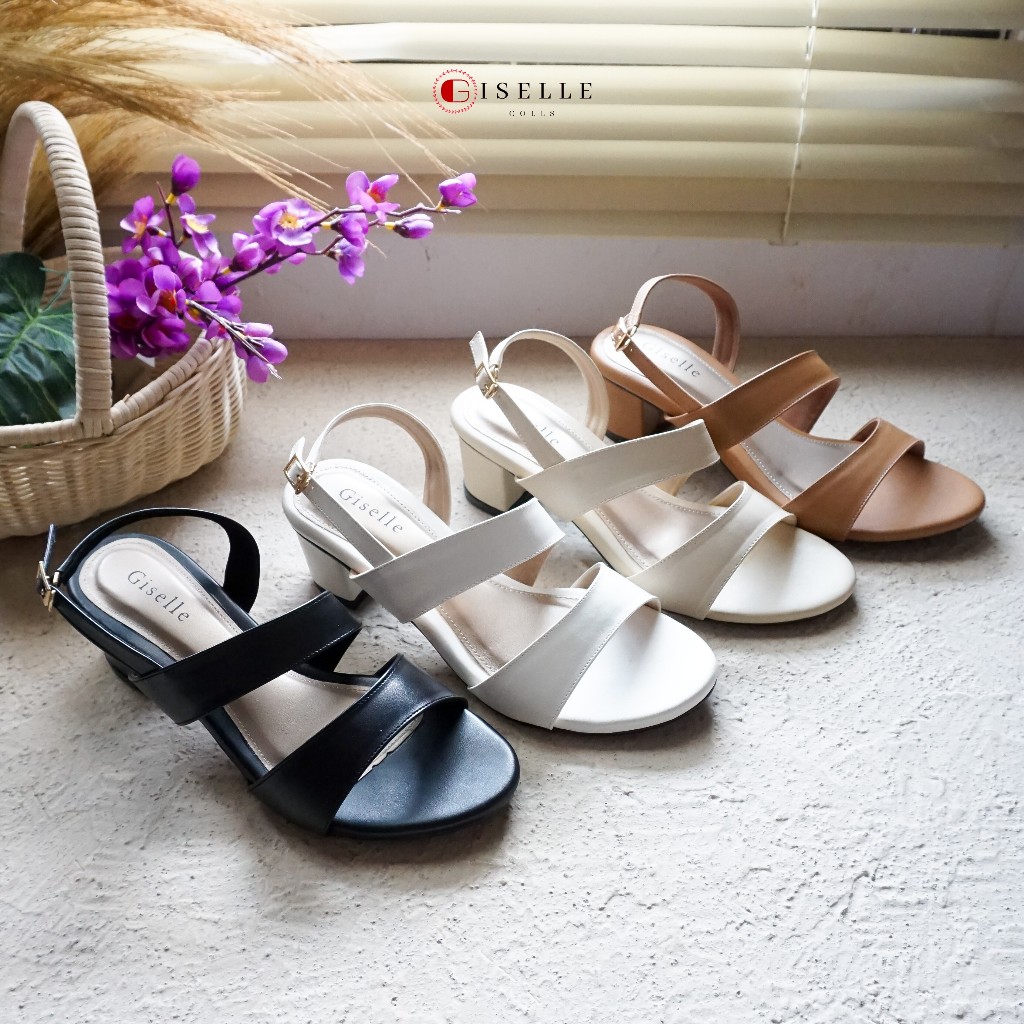 Jual Giselle Colls - Caroline Sandal Wanita Heels 5 cm | Shopee Indonesia