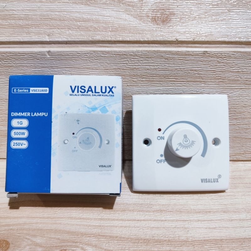 Jual Saklar Dimmer Switch Visalux Vse3180d / Light Dimmer / Pengatur ...