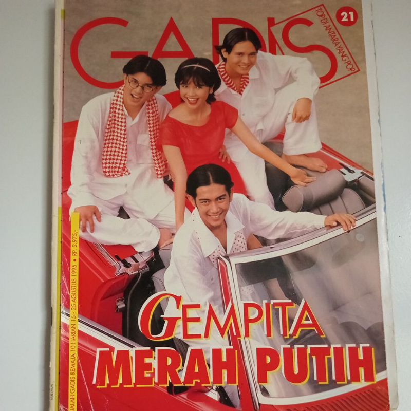 Jual Majalah Gadis Tahun 1995 Cover Pingkan Pattiruhu | Shopee Indonesia