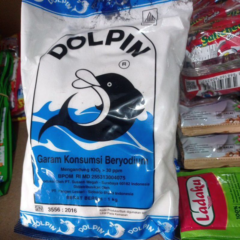 Jual DOLPHIN GARAM 1kg | Shopee Indonesia