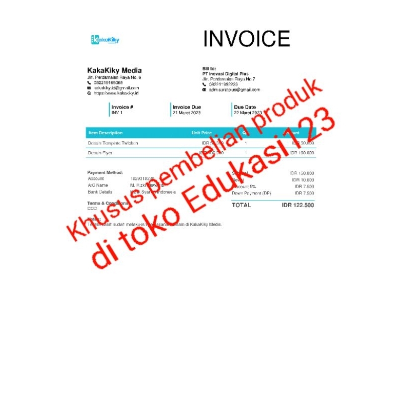 Jual Invoice meterai pembelian instantsi | Shopee Indonesia