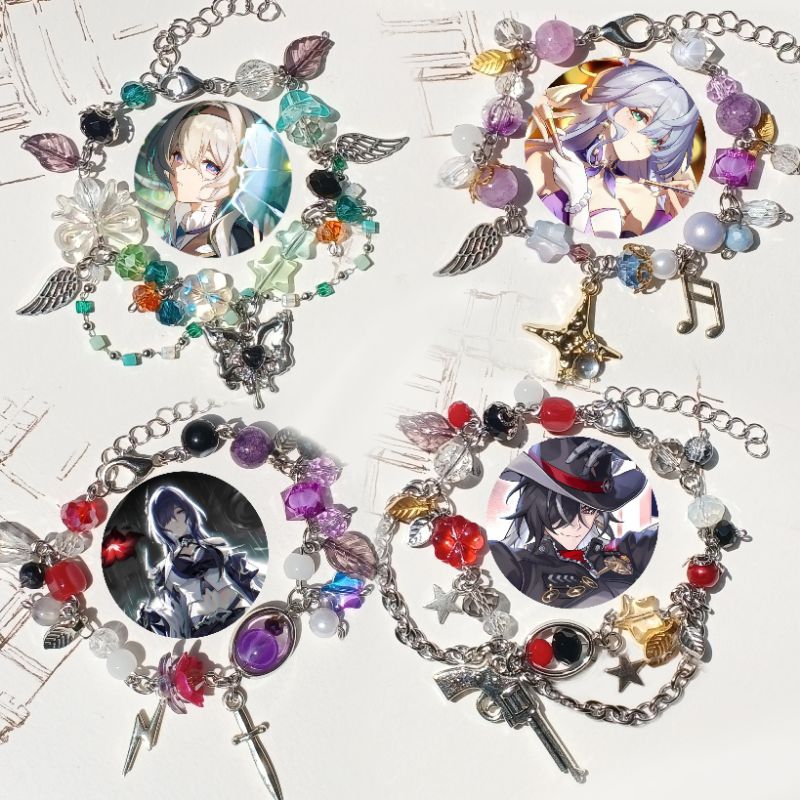 Jual HSR Honkai Star Rail Inspired Bracelets Robin, Fire Fly, Boothil ...