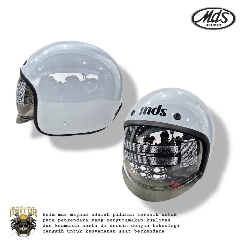 Jual HELM MDS MAGNUM || MDS RETRO || MDS BOGO | Shopee Indonesia