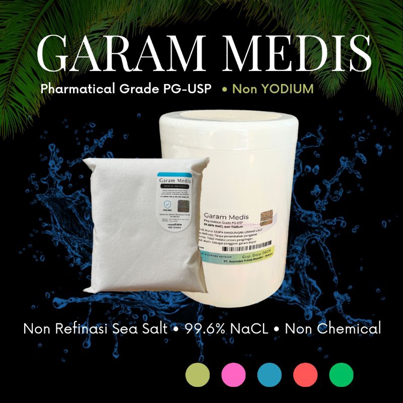 Jual Garam Medis Steril non Yodium Sea Salt | Shopee Indonesia