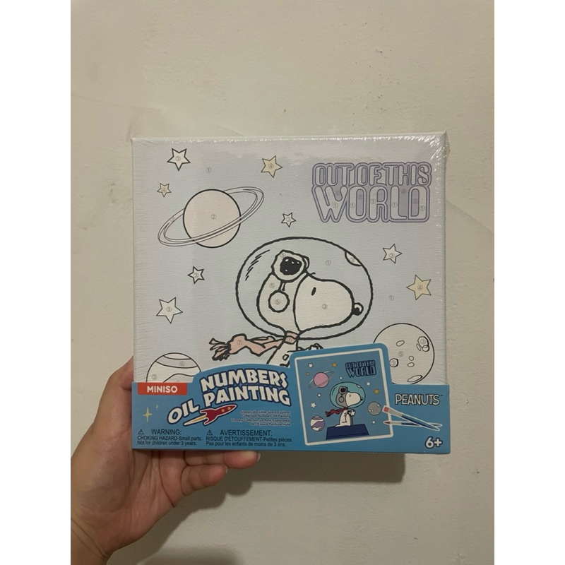 Jual Miniso Snoopy Numbers Oil Painting | Shopee Indonesia