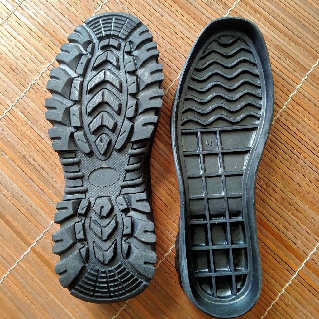 Jual Out sole Alas sepatu safety pdl alas karet mentah anti slip rubber ...