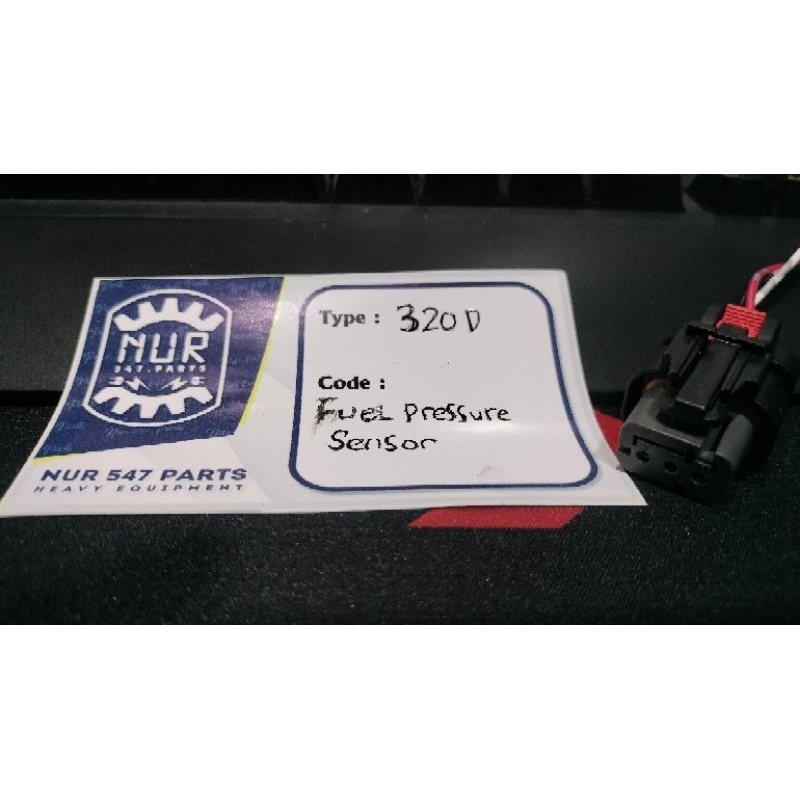 Jual fuel pressure sensor 320d caterpillar cat socket soket connector ...