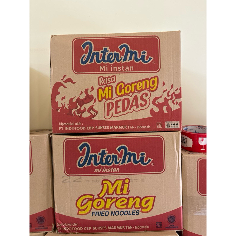 Jual [1 Dus isi 40 PCS] Intermi Goreng MIX Intermi Goreng Pedas ...