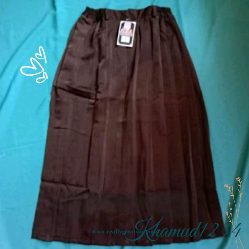 Jual Rok panjang sekolah SD prempuan/seragam sekolah SD,MI rok panjang rempel coklat | Shopee ...