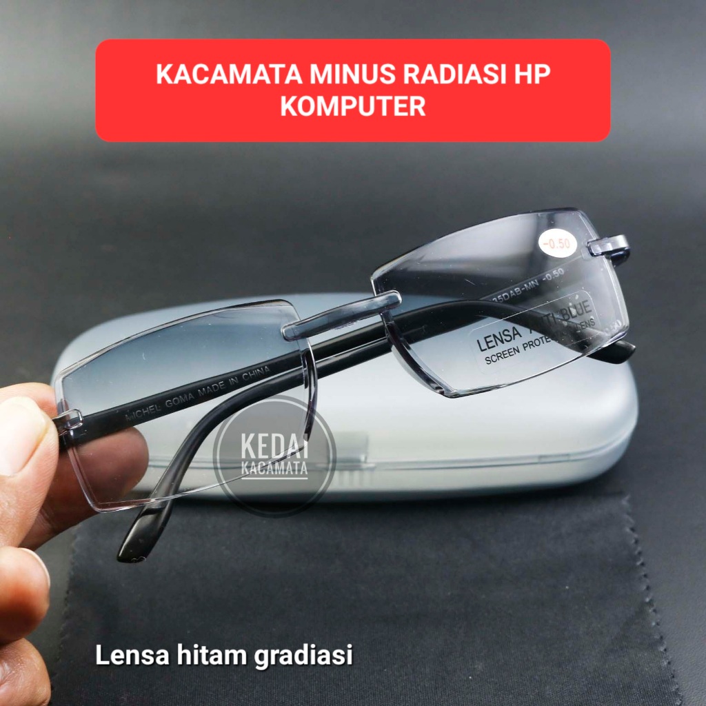Jual 635/KACAMATA MINUS FRAMELESS TANPA BINGKAI/KACAMATA RABUN JAUH ...