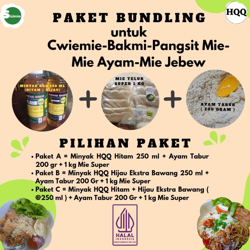 Jual Paket Usaha Mie by Sizimie Cwiemie Malang, bisa untuk 25 porsi ...