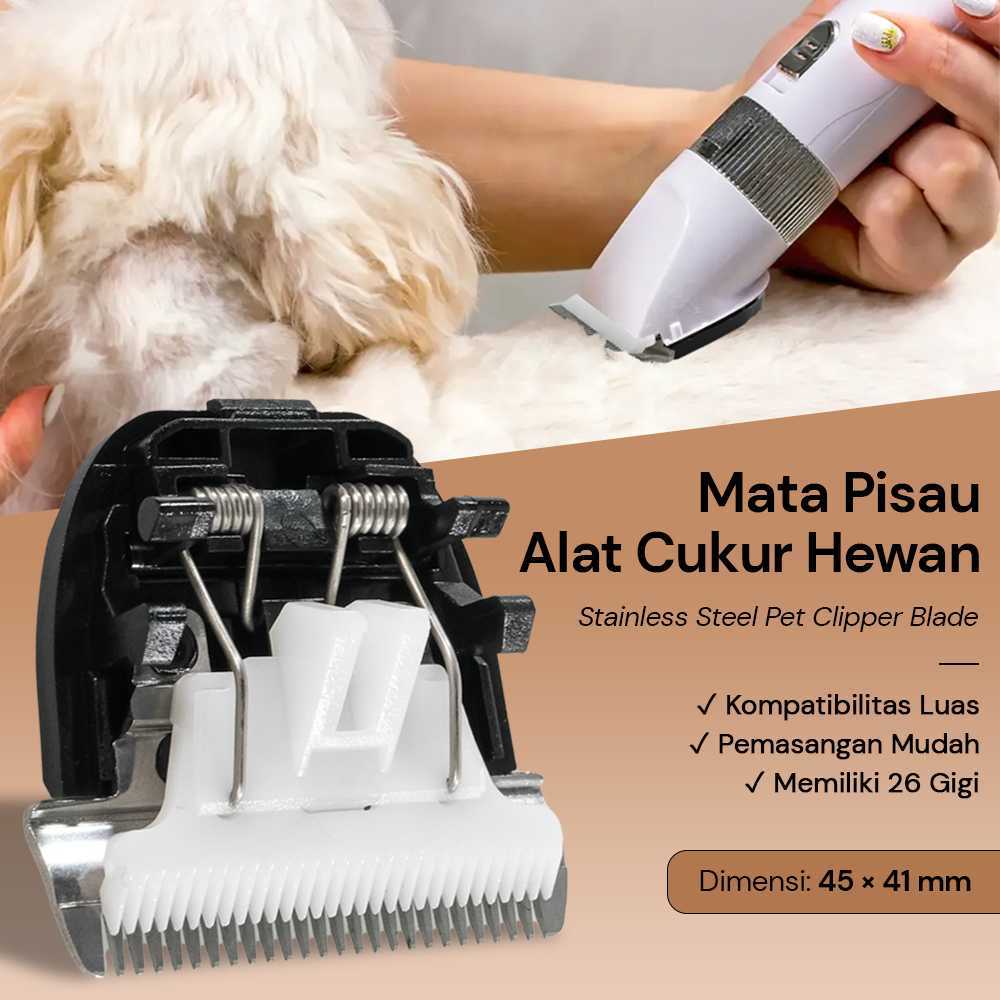 Jual BaoRun Mata Pisau Alat Cukur Hewan Stainless Steel Pet Clipper ...