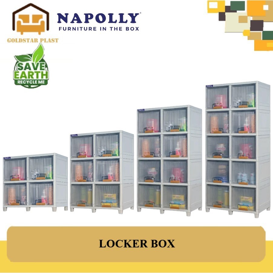 Jual Lemari Locker Box Serbaguna Napolly/Box Susun Serbaguna/LB SERIES ...